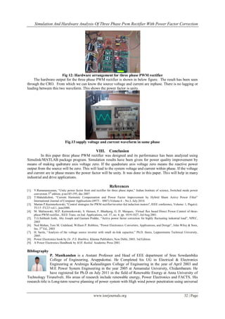 Simulation And Hardware Analysis Of Three Phase PWM Rectifier With Power Factor Correction | PDF
