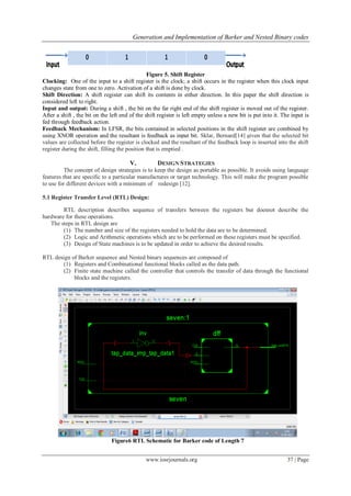 Generation and Implementation of Barker and Nested Binary codes | PDF