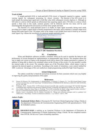 Design of Speed Optimized Analog to Digital Converter using VHDL | PDF