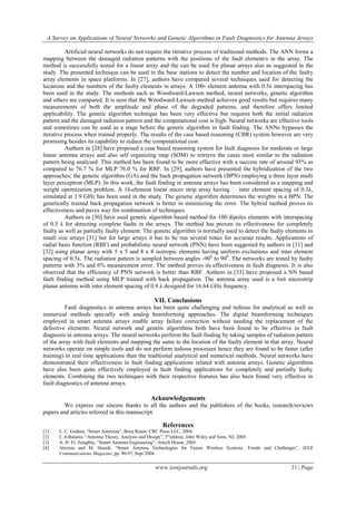 A Survey on Applications of Neural Networks and Genetic Algorithms in Fault Diagnostics for ...