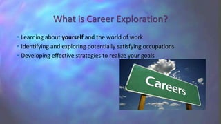 Career Exploration Staff Training | PPTX