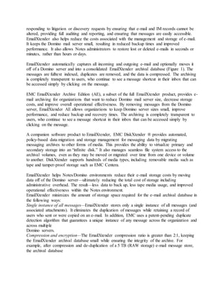 Legato SourceOne Migration Documentation | DOCX