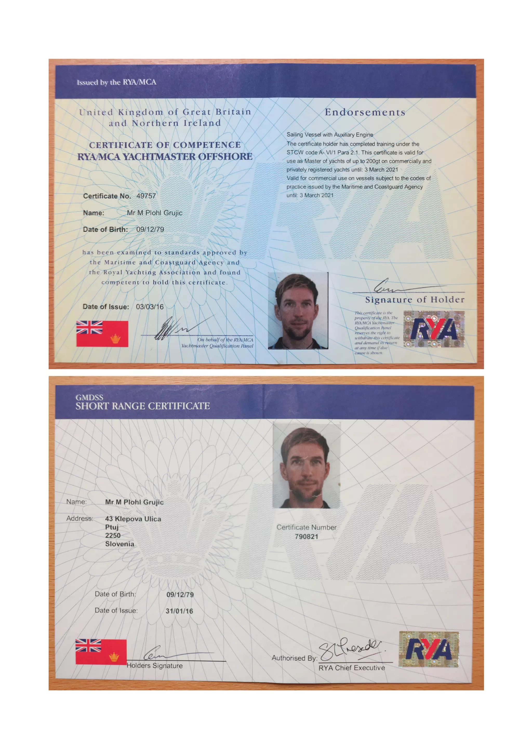 RYA YM Offshore & SRC | PDF