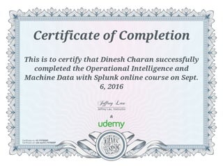 Operational Intelligence and Machine Data with Splunk | PDF