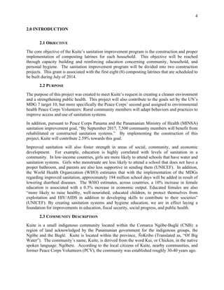 Kuite’s Sanitation Improvement Program | PDF