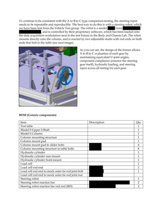 Electronic Power Steering Bench Test Fixture - Public | PDF ...