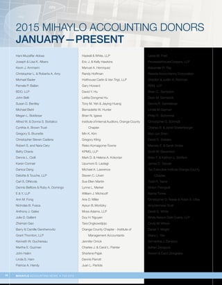 Fall 2015 - Accounting Newsletter | PDF | Undergraduate Education ...