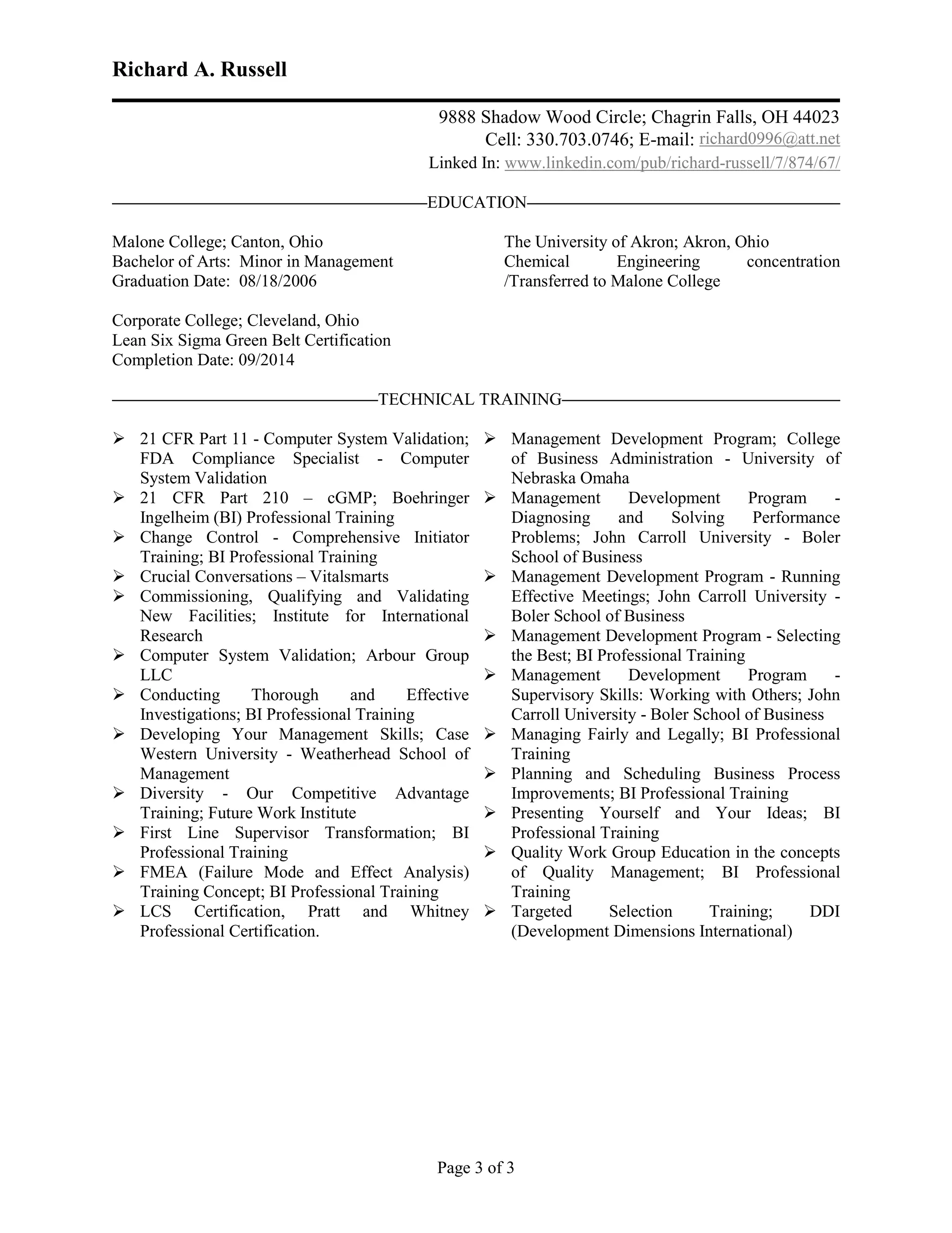 Resume_Richard_Russell_070616 | PDF