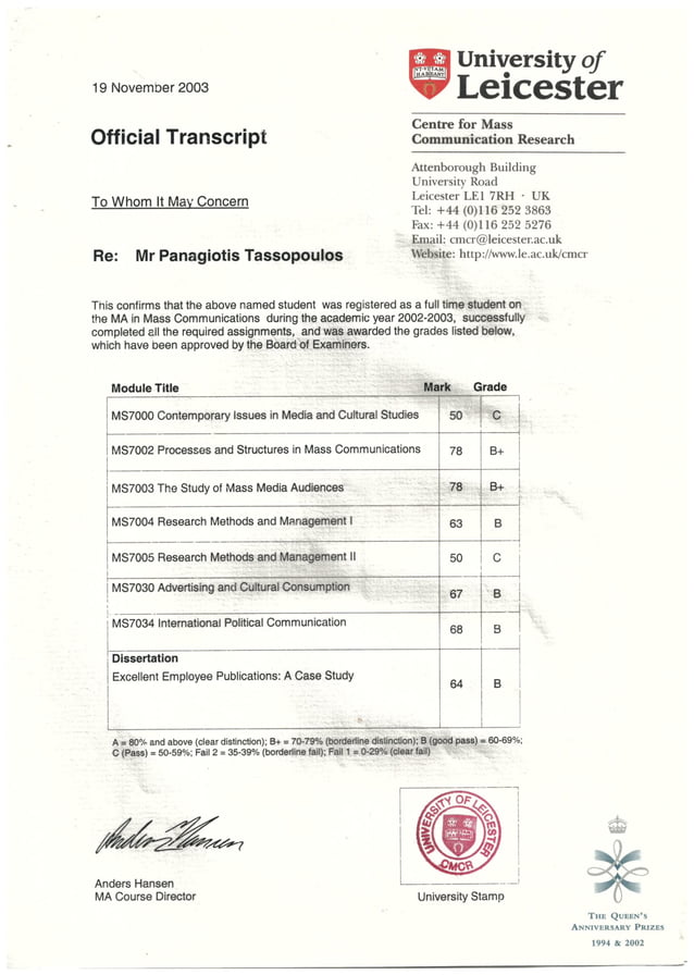 CERTIFICATES-TRANSCRIPTS | PDF