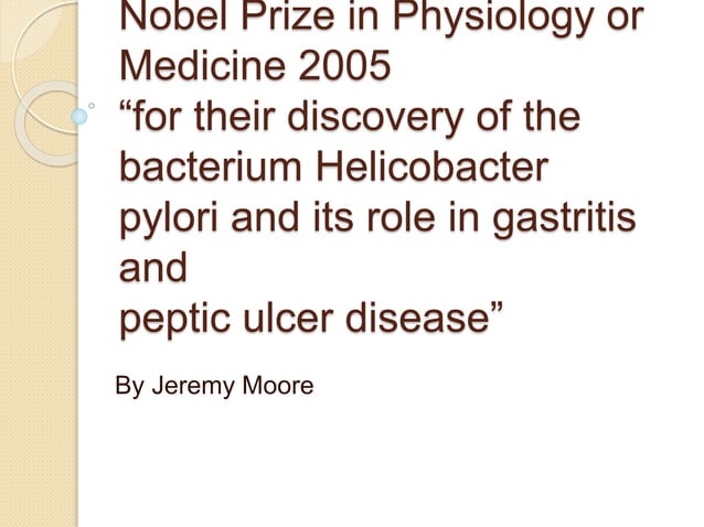 Nobel Prize Presentation 2 | PPT