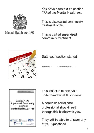 MHA Section 17A - Leaflet 10 | PDF