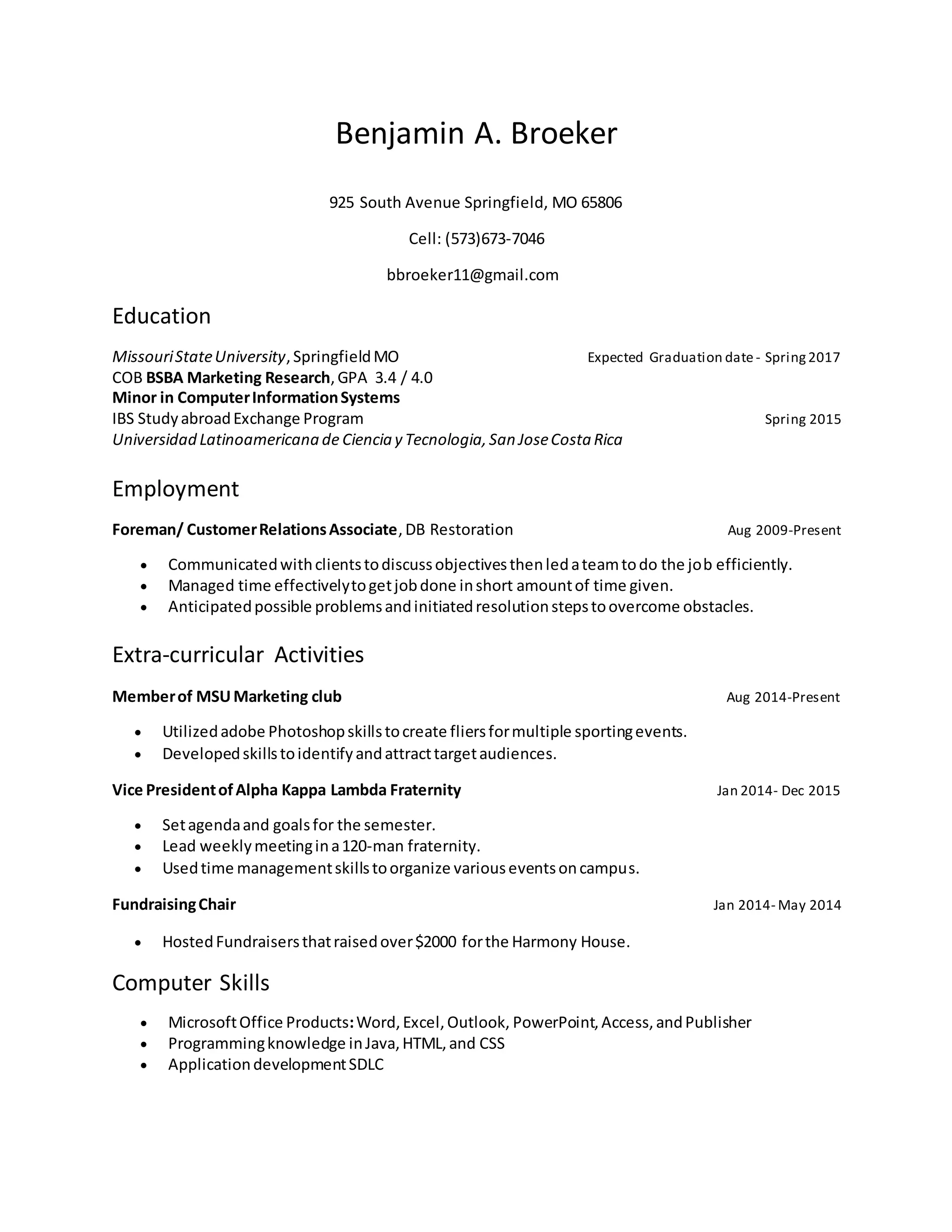 Resume | DOCX