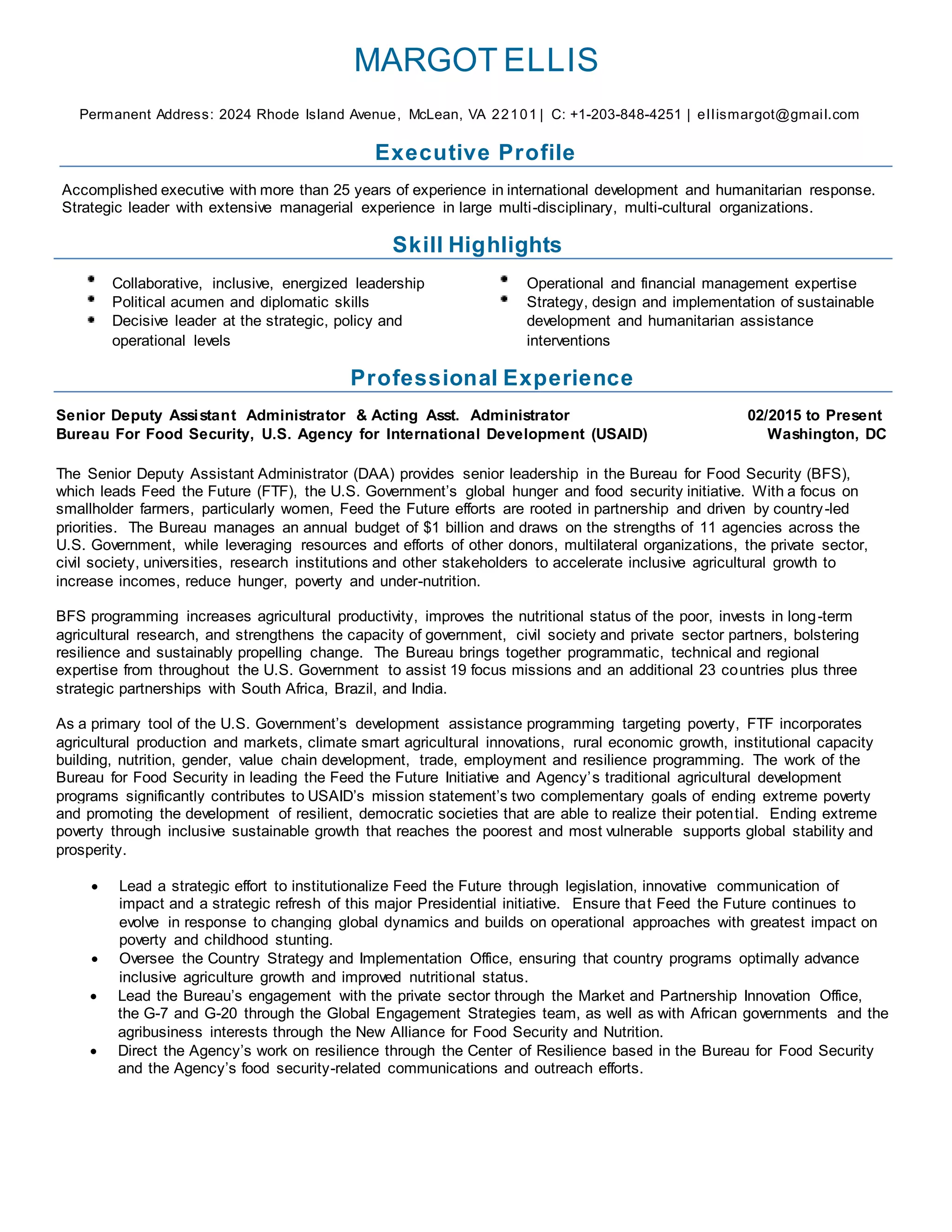 Margot Ellis-3 pg resume-Jan 2016 | DOCX