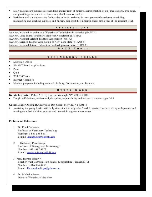 Doctor Of Veterinary Medicine Resume doctor-of-veterinary-medicine-resume