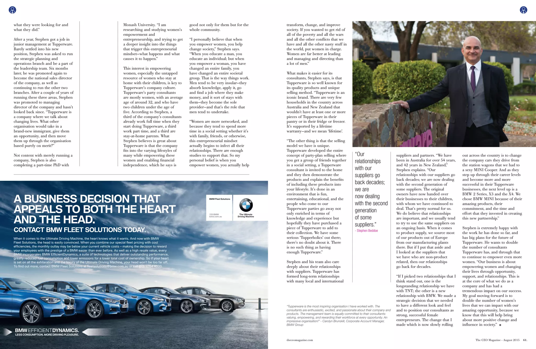 CEO AUG15_Tupperware | PDF