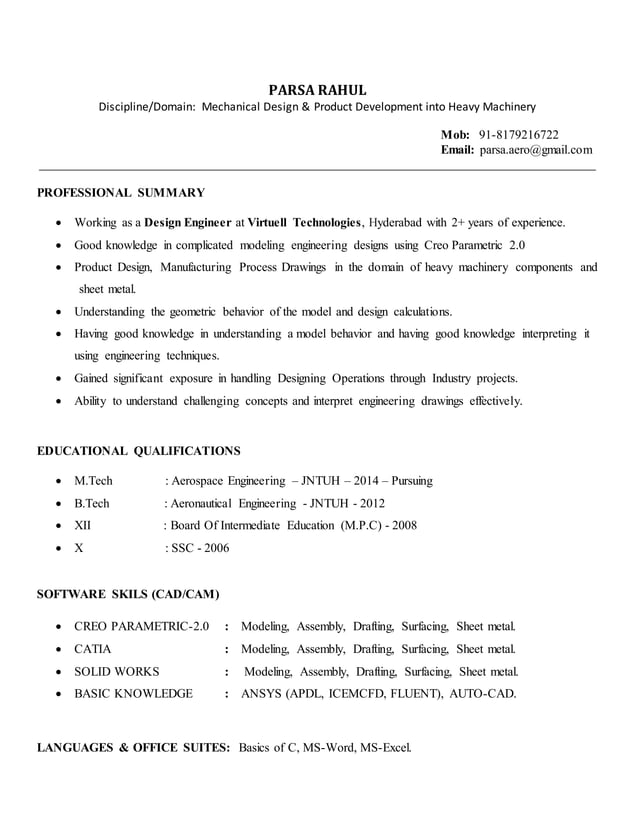 Rahul Resume | PDF