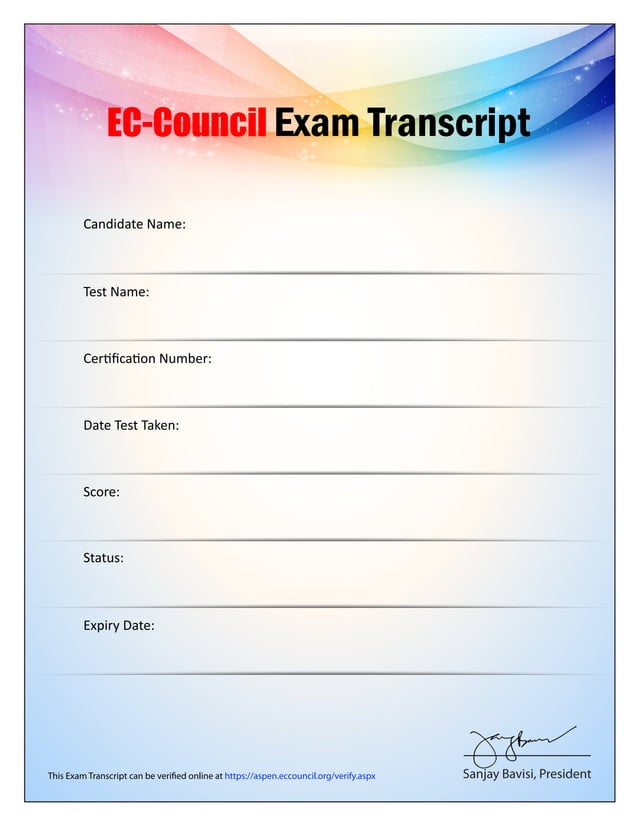 ecc-exam-transcript | PDF