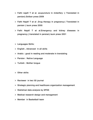 2016_CV_Tahereh Fathi Najafi | PDF