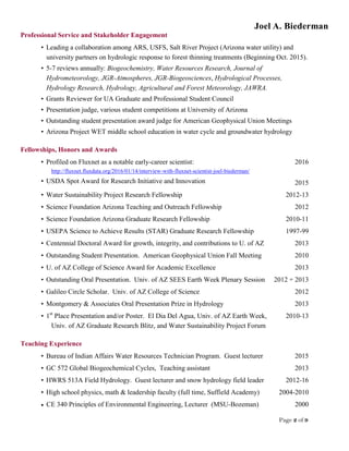 Biederman CV Jan 2016 | PDF