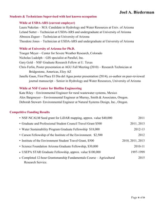 Biederman CV Jan 2016 | PDF