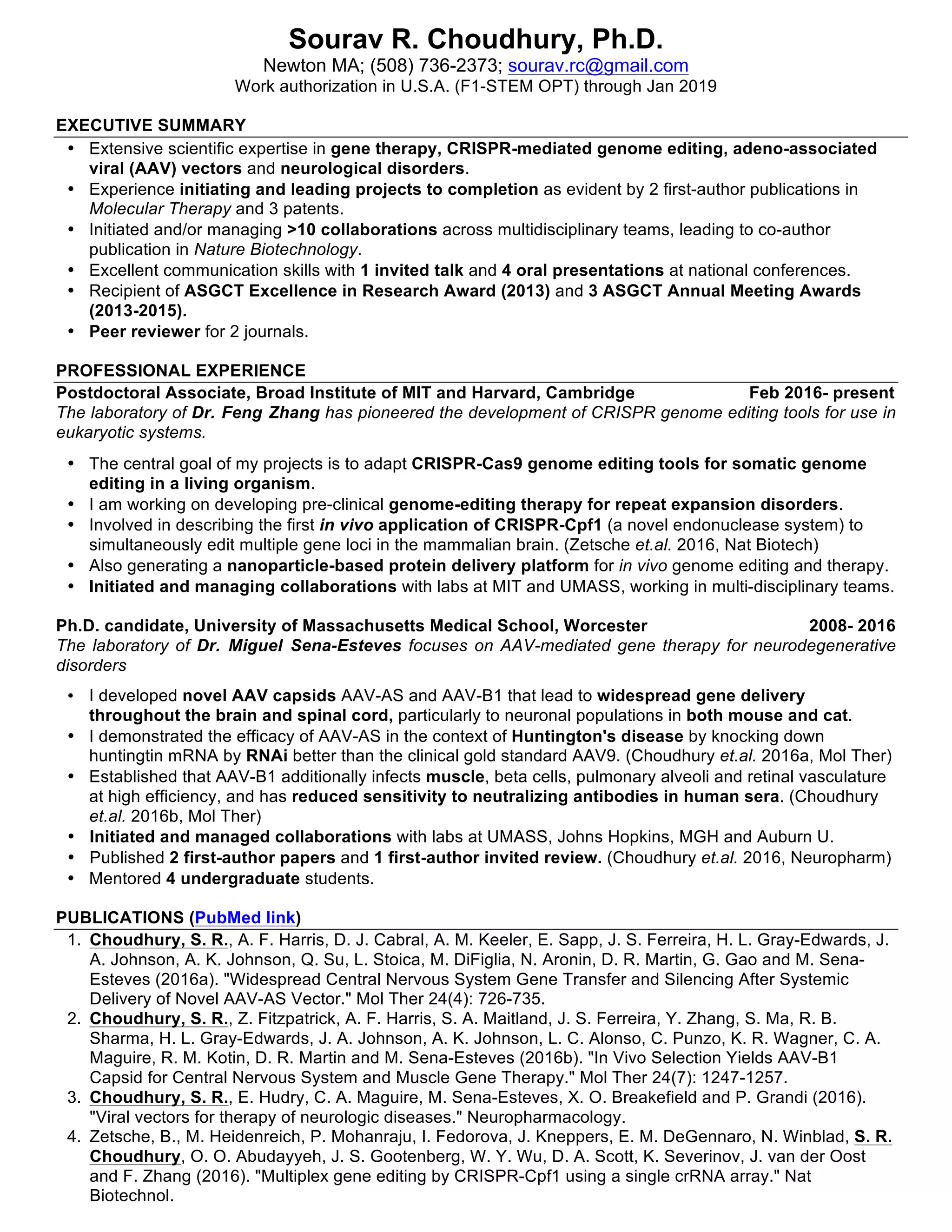 Sourav Choudhury Ph.D. | PDF