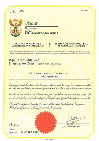 GCC certificate | PDF