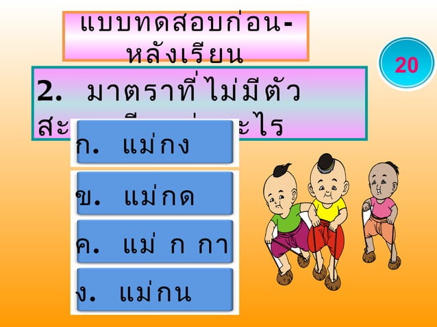 E0%b8%b2ไทยมาตราตัวสะกด ป.4 | PPT