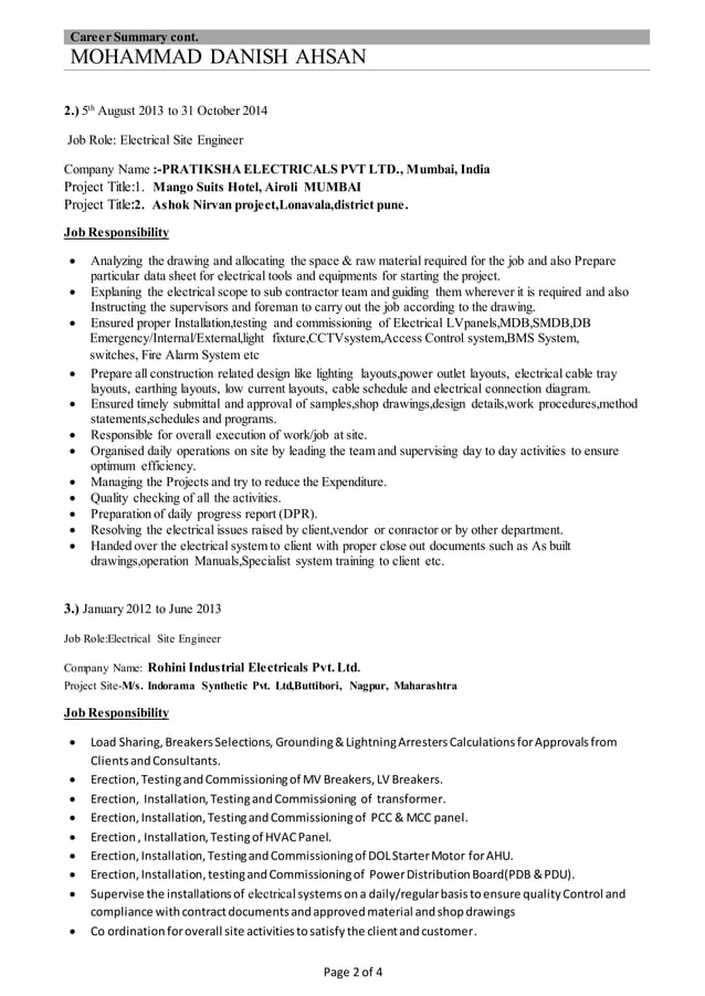 danish resume | PDF