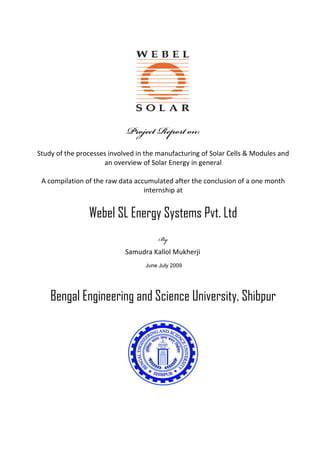 Solar Report WSL | PDF