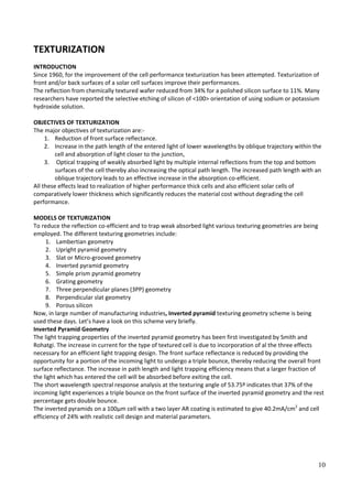 Solar Report WSL | PDF