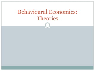 Behavioral Economics - Presentation at ILEAD | PPT