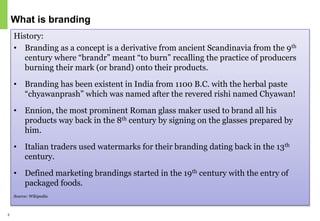 A typical branding initiative | PPT