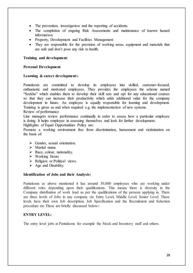 EMPLOYEE ENGAGEMENT PROJECT