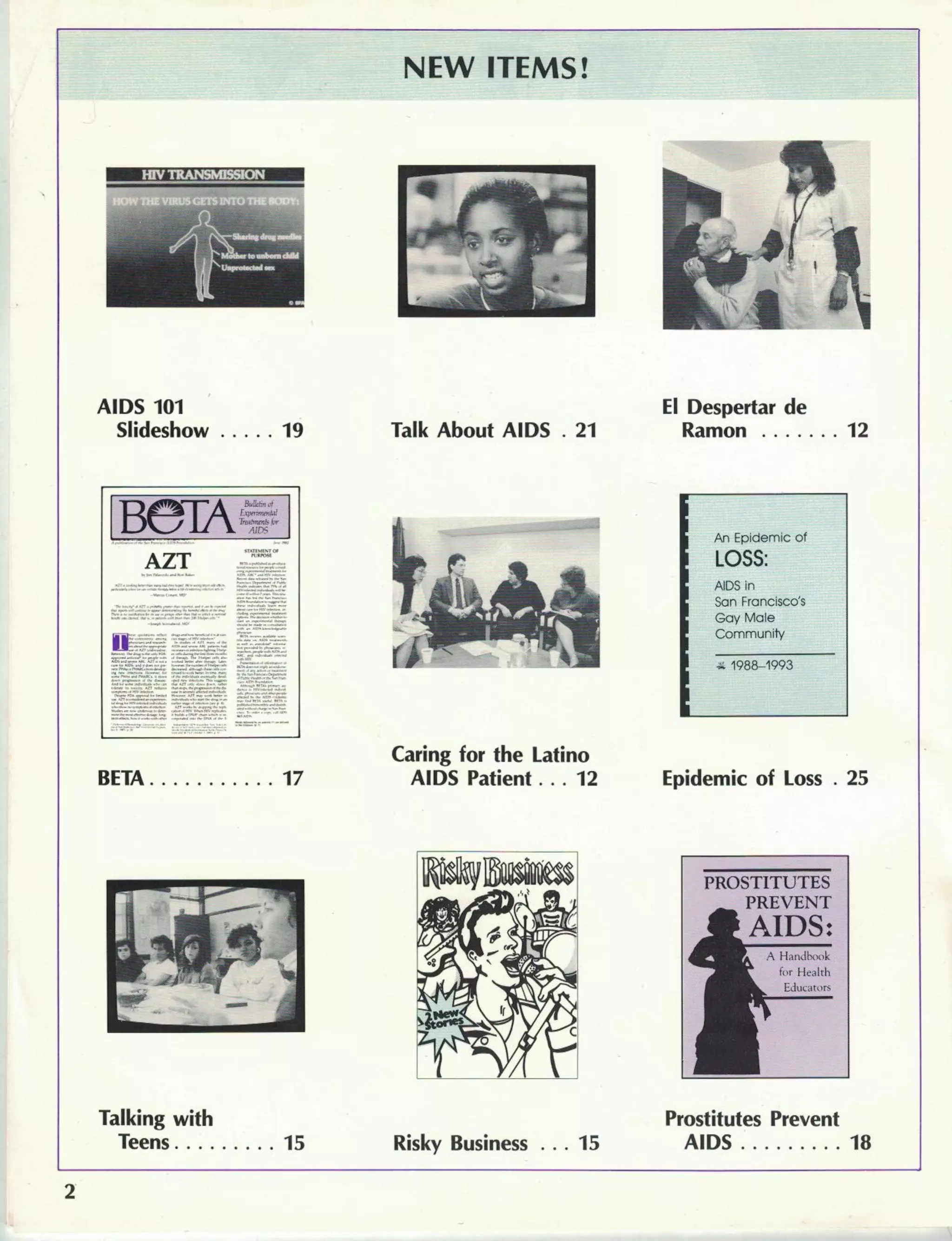 SFAF 1988 AIDS Educator pages | PDF