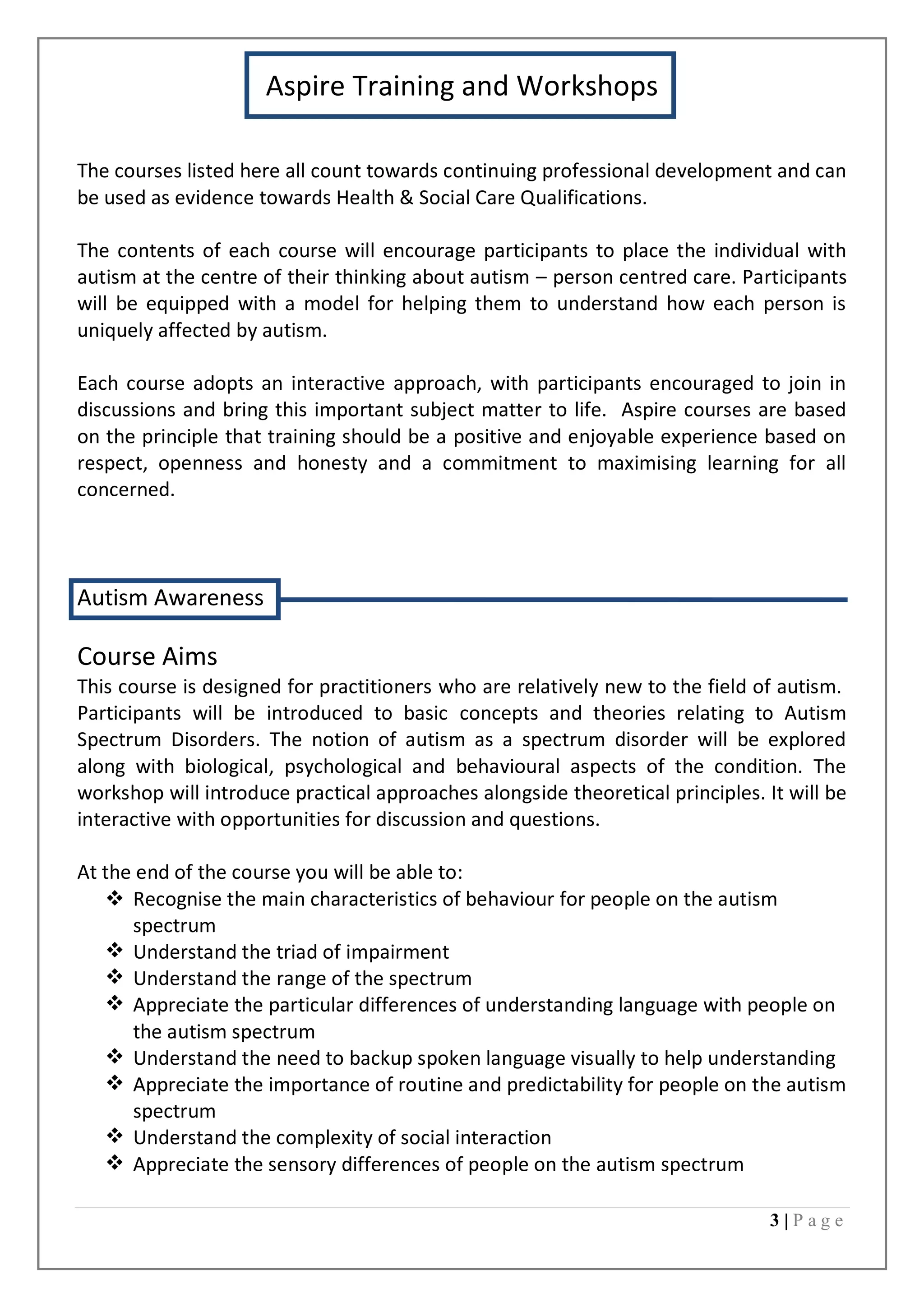 Aspire course 16 | PDF