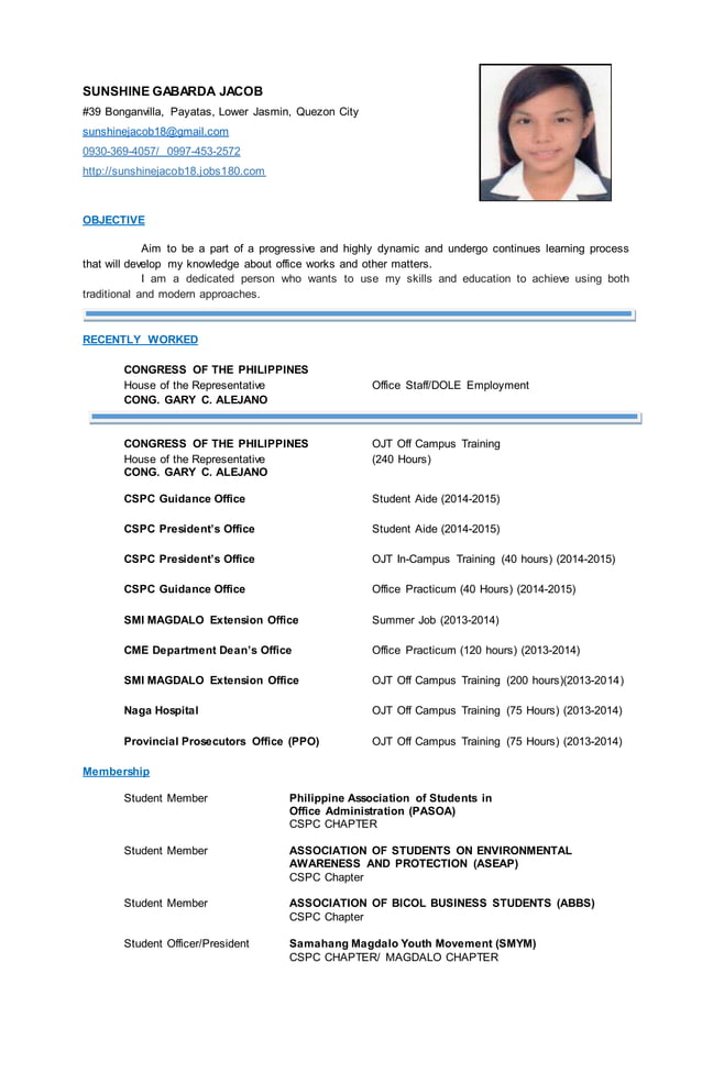 CV_Sunshine Jacob | DOCX