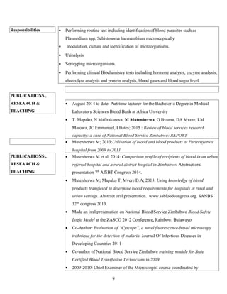 Menard Mutenherwa CV Current 16 June 2015 | DOC