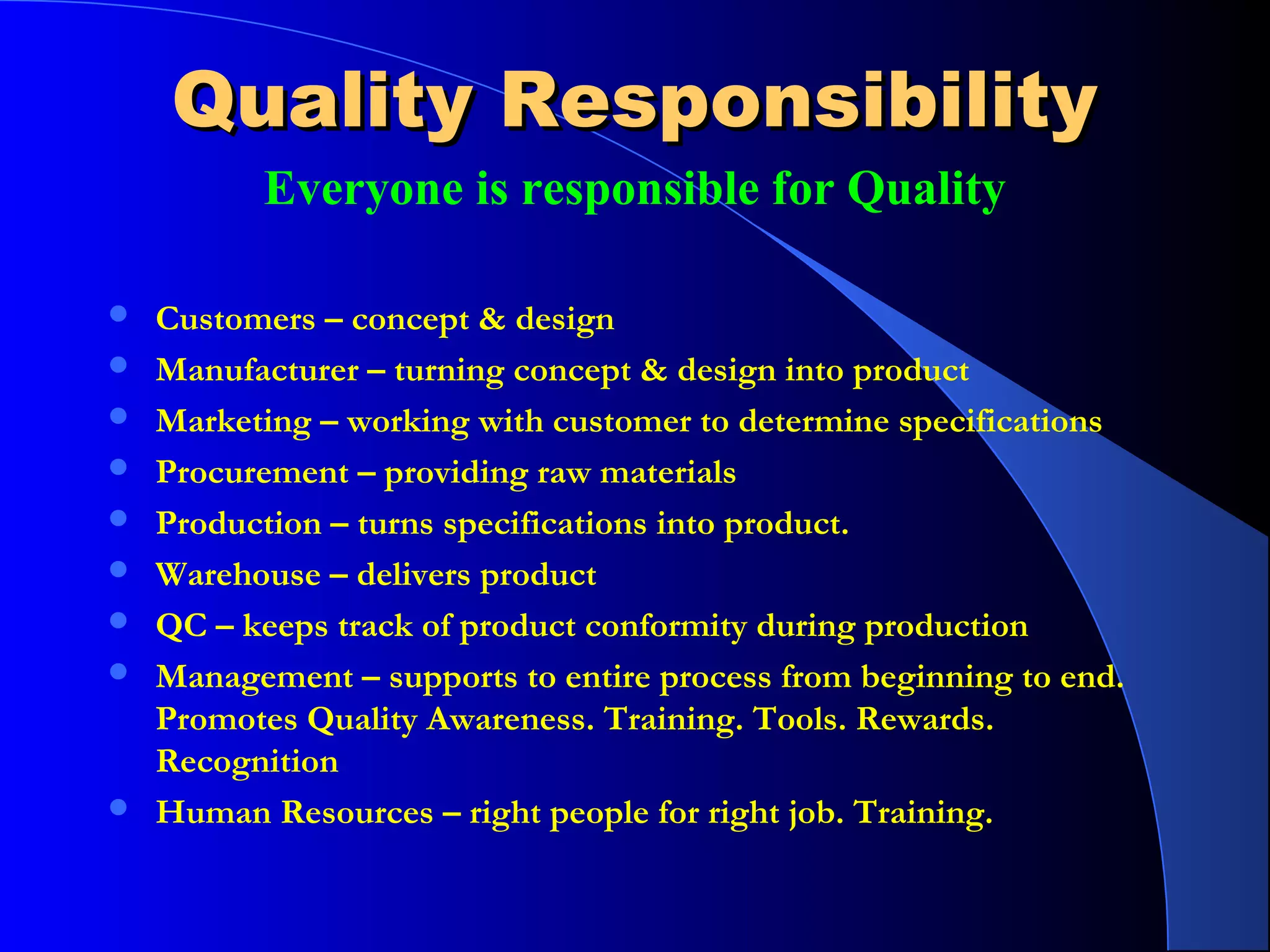 Quality Awareness Training | PPT