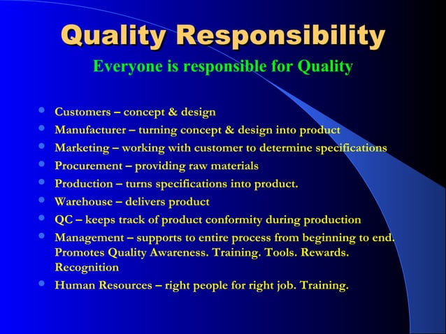 Quality Awareness Training | PPT | Business | Business and Finance