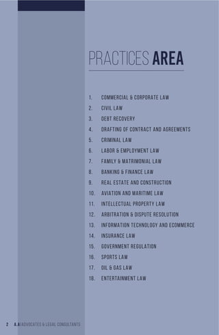 A.A Law Firm Profile | PDF