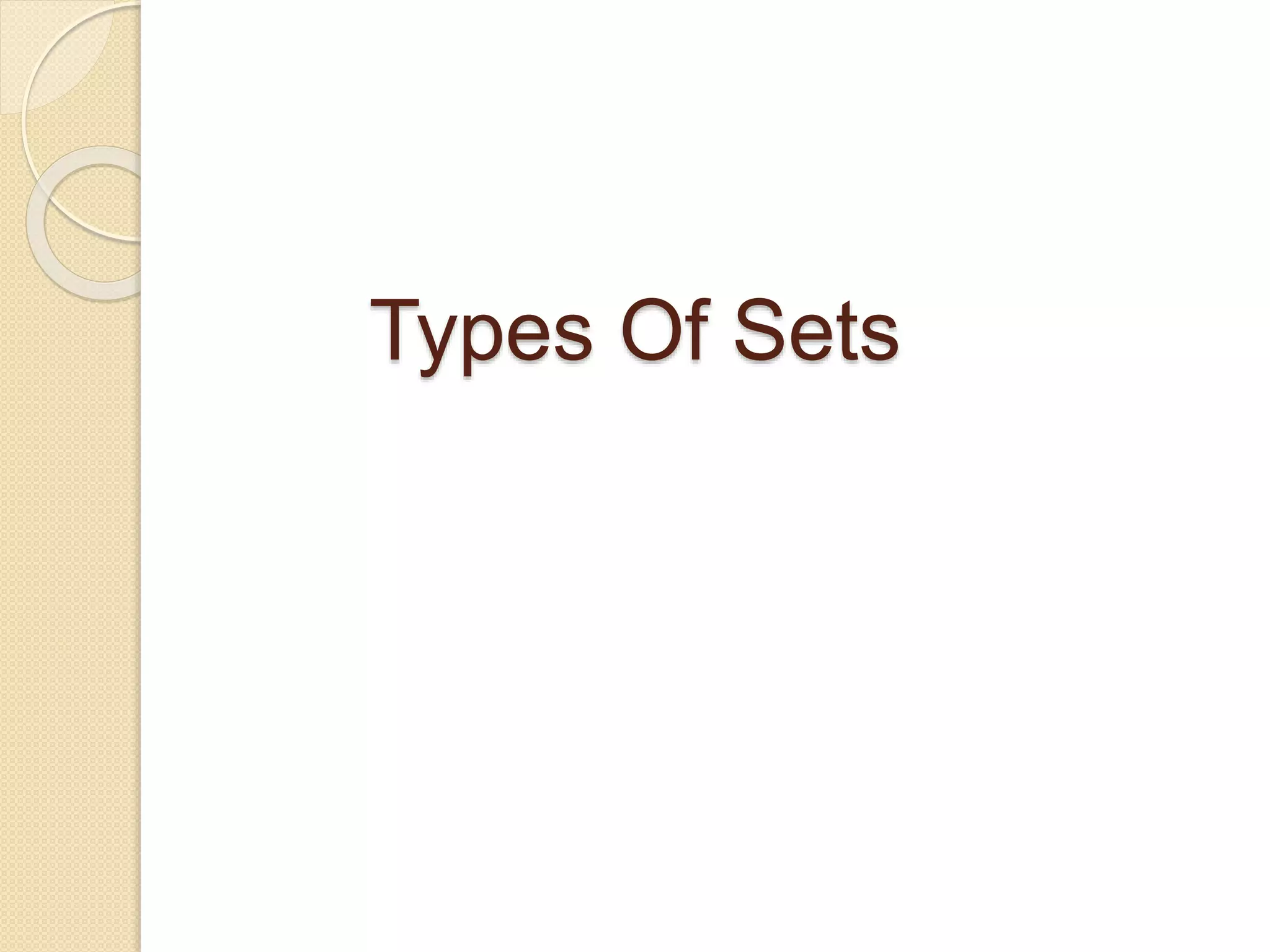 Set Theory Presentation | PPTX