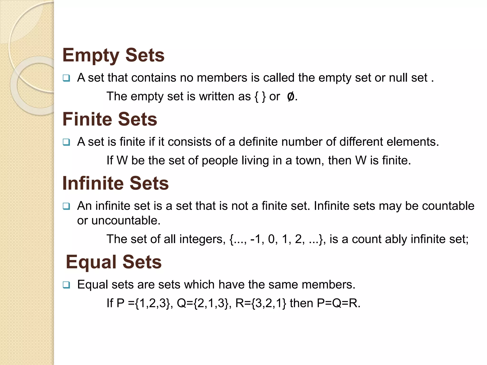 Set Theory Presentation | PPTX