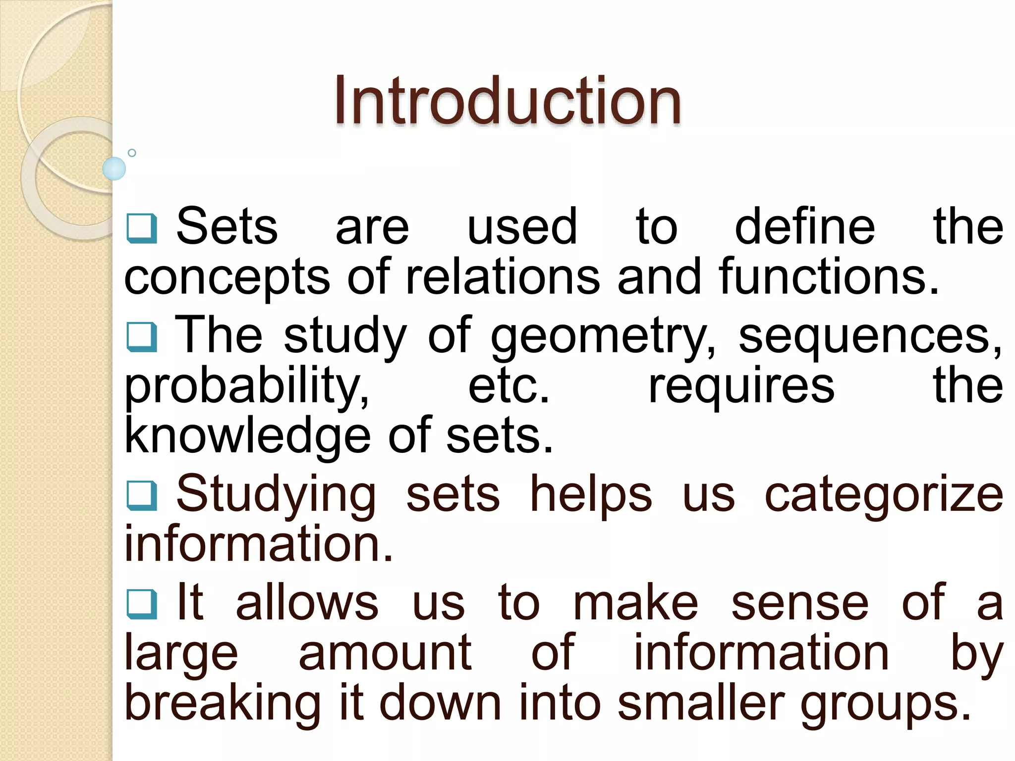 Set Theory Presentation | PPTX