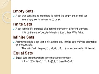 Set Theory Presentation | PPTX
