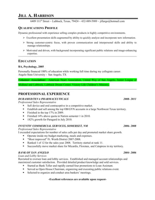 Jill A Harrison NEW Resume | DOC