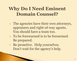 Principles Of Eminent Domain | PPTX