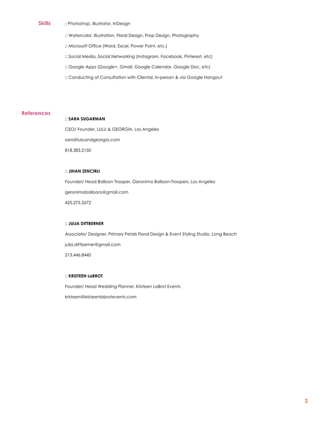 Samantha Santana_Resume_2016 | PDF