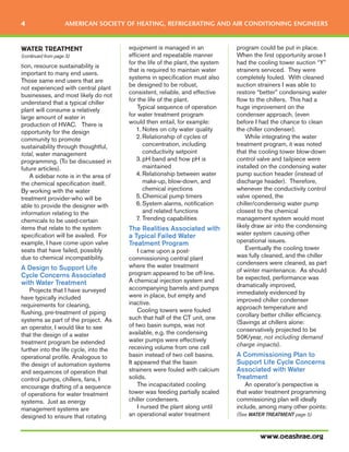 ASHRAE Article_Water Treatment Integrations | PDF