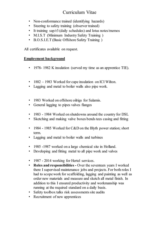 Jeff Blair CV3 2 pdf. | PDF