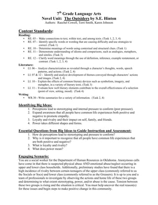 Outsiders symbolism | PDF | Poetry | Books and Literature